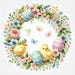 Cute Easter Chicks, Easter Chick Clipart, Baby Chick PNG, Spring Chick ...