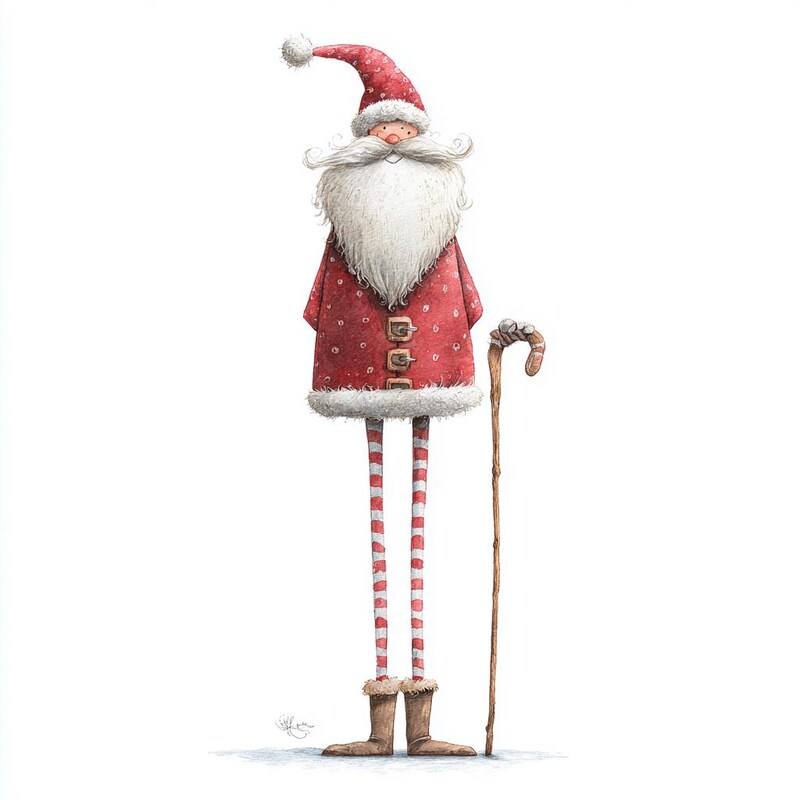 Tall Skinny Santa - Etsy