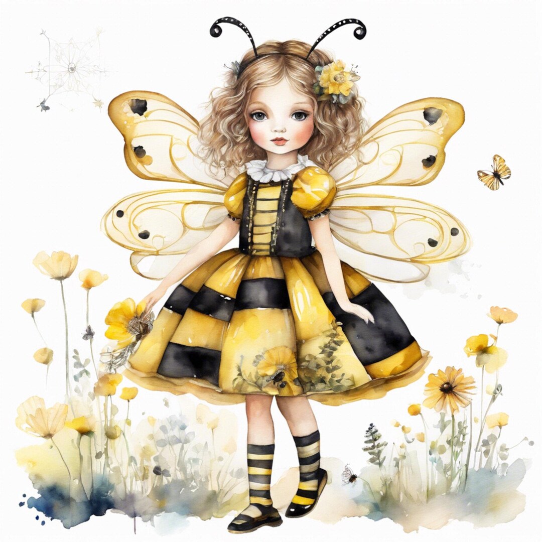 10 Bumble Bee Fairy Images, Fairy Clipart, Fairy Images, Fairy Art ...