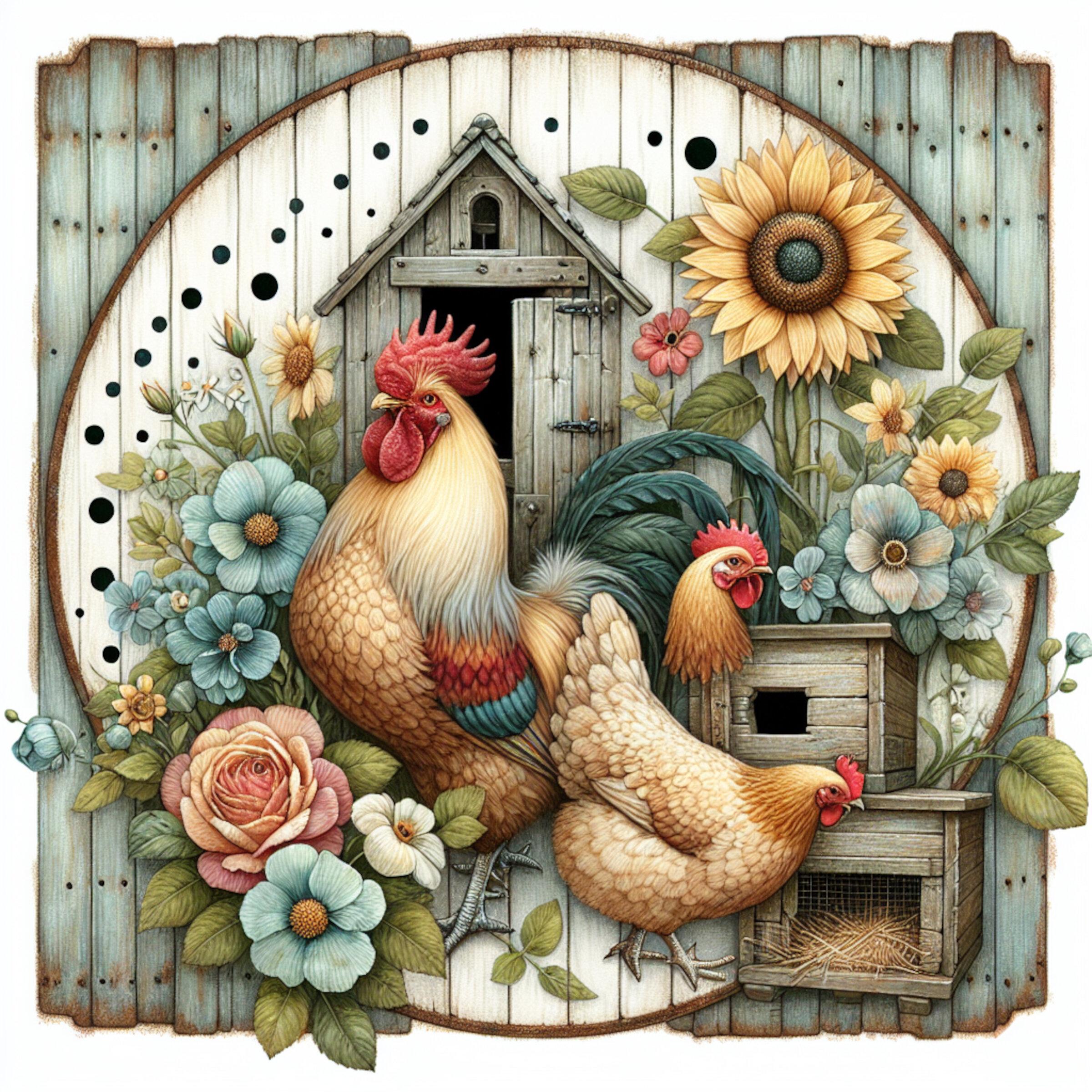 Country Chicken Clipart, Chicken Images, Chicken Jpg, Country Core ...
