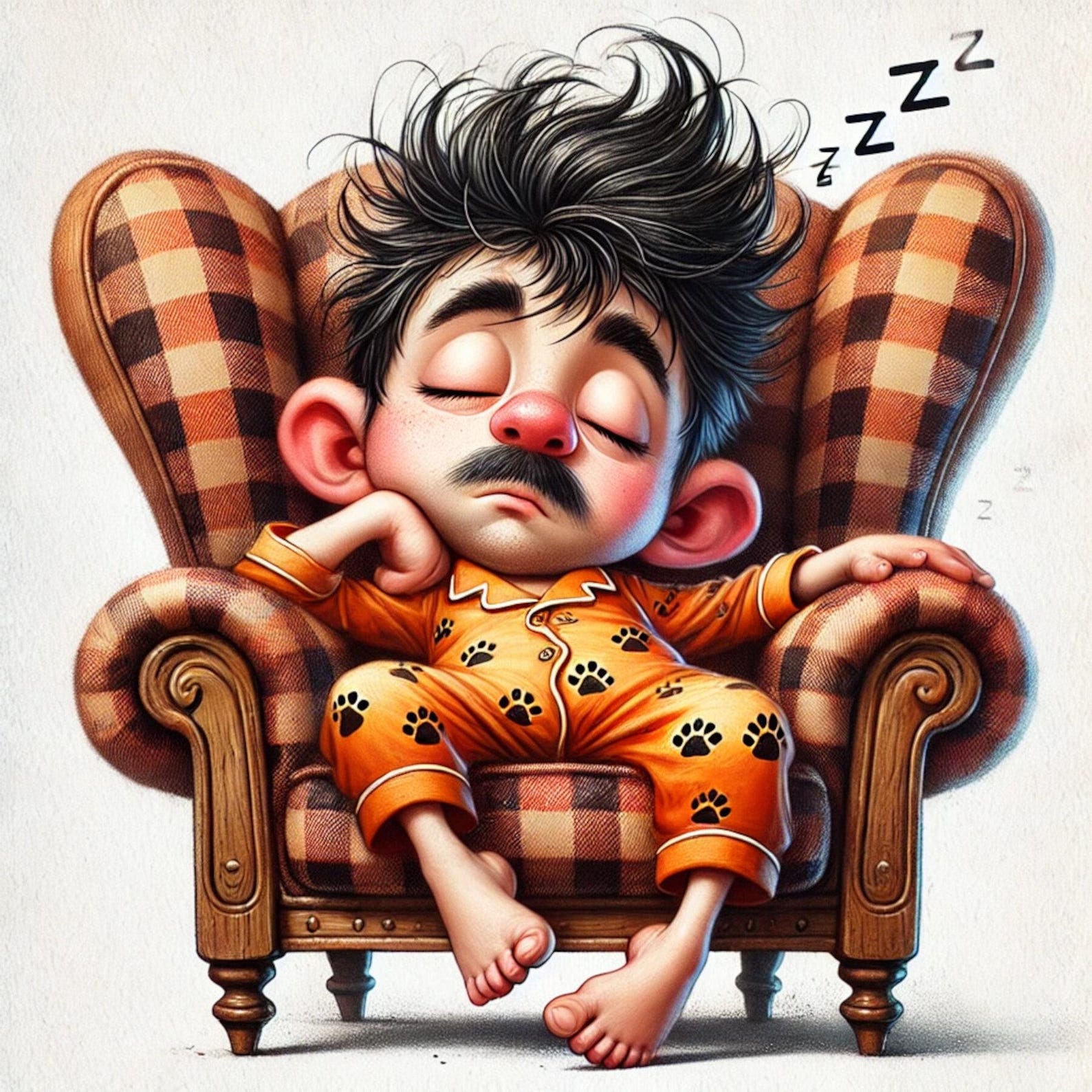 Who Drunk the Sherry, Sleeping Grandpa, Sleeping Grandad, Comical Old ...