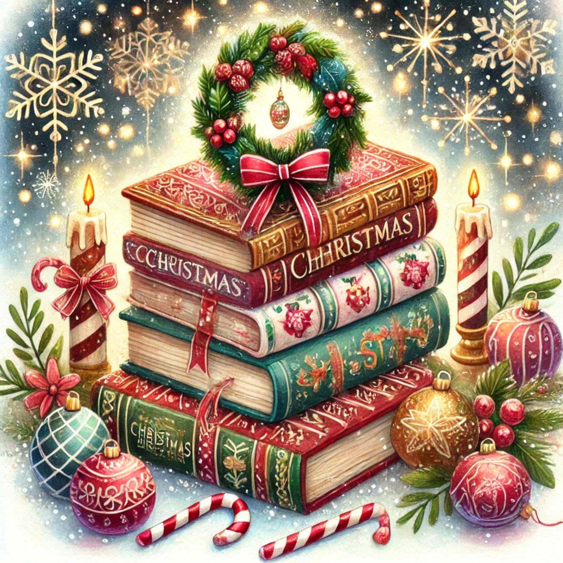 Seasonal Books, Book Clipart, Seasonal Book Covers, Whimsical Themes ...