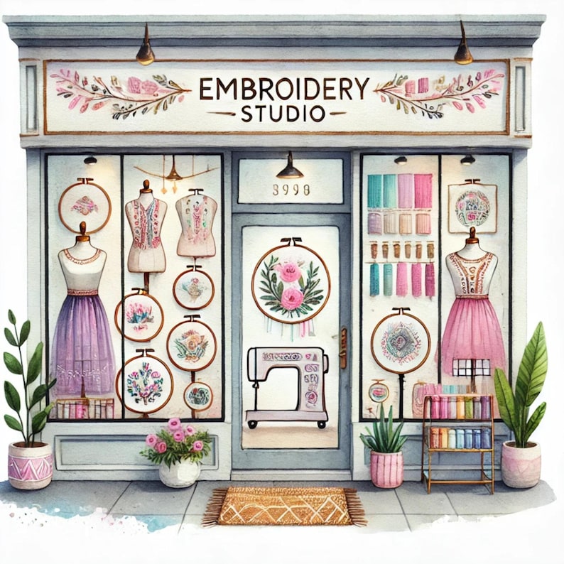 The Embroidery Shop, Embroidery Boutique, Handmade Embroidery ...