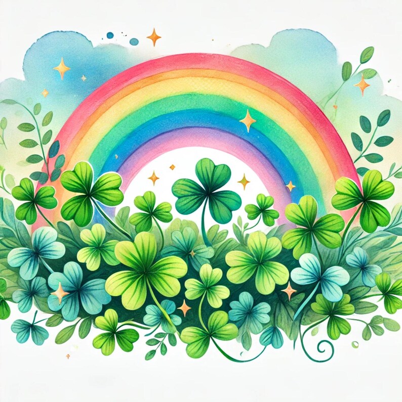 Shamrock Rainbows, St Patricks Day, Luck of the Irish, Lucky Charms ...
