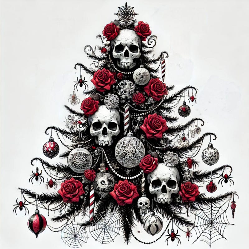 Goth Christmas Tree - Etsy