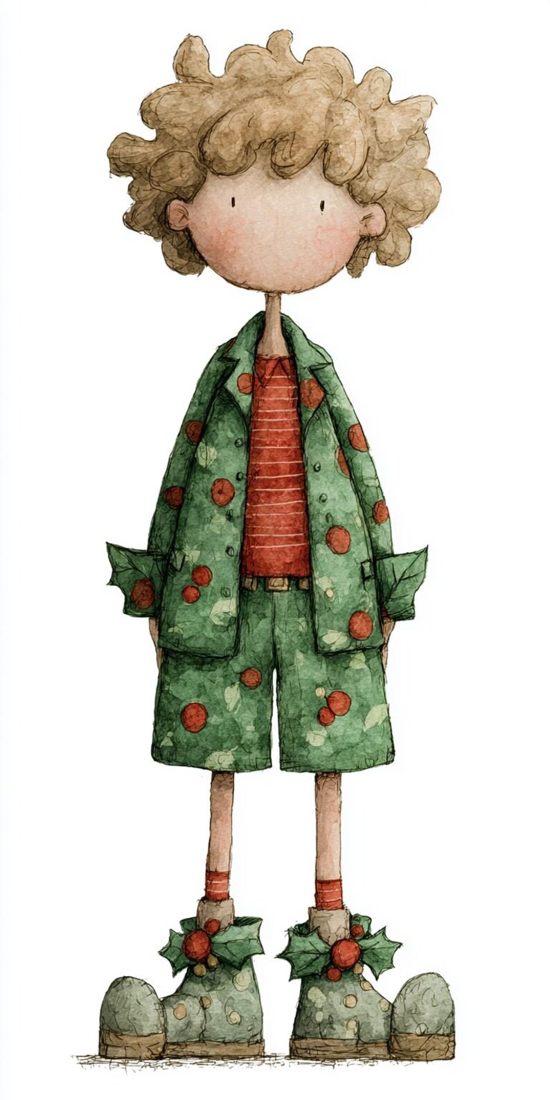 Elfin Clipart, Forest Elf, Woodland Elf, Fantasy Art, Whimsical Elf ...