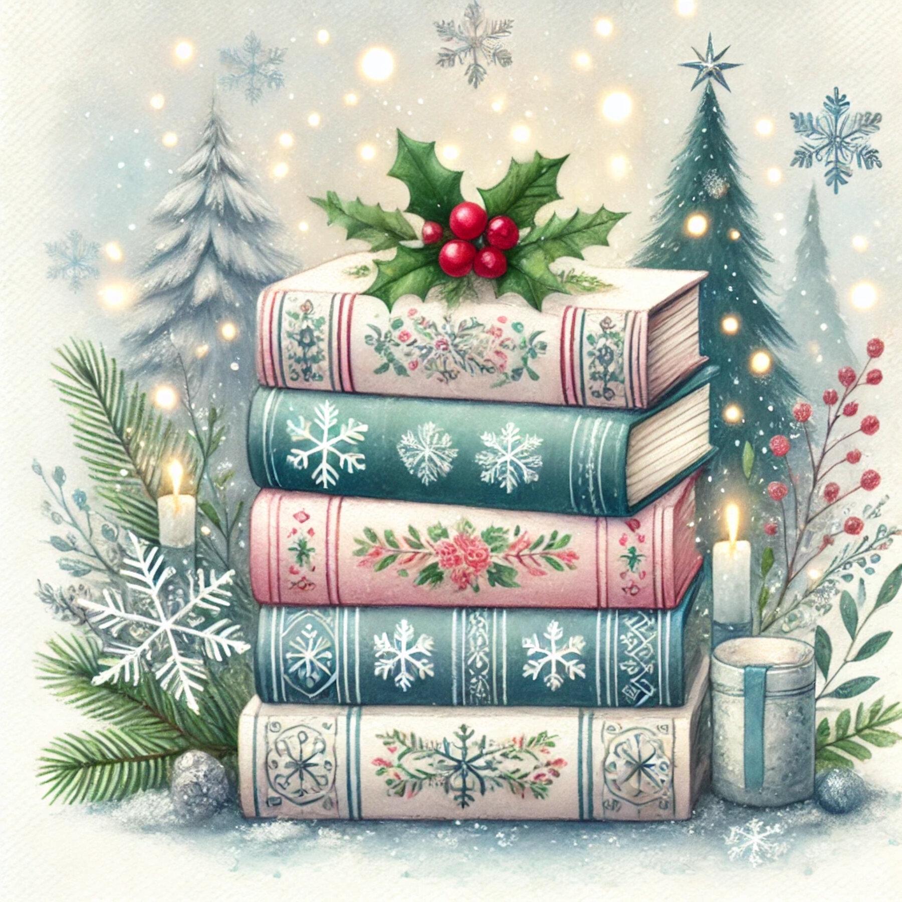 Seasonal Books, Book Clipart, Seasonal Book Covers, Whimsical Themes ...