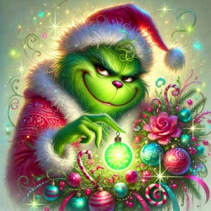 Wreath Thief, 10 Grinch Images, High Quality 300dpi, Grinch, Green Man ...