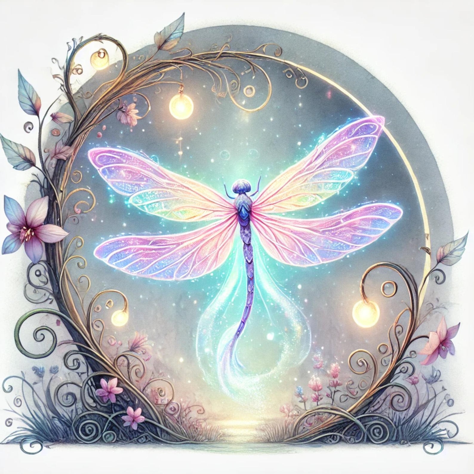 Dragonfly Fantasy, Magical Dragonflies, Whimsical Fantasy, Enchanted ...