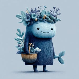 Ocean Animal CLIPART, Blue Sea Creatures, Turtle Whale Seahorse Octopus ...