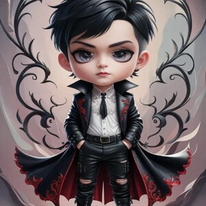 10 Goth Boy Clipart Images, Gothic Art, Gothic Trend, Goths, Chibi Boy ...