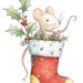 Christmas Mouse, Holiday Stocking, Festive Decor, Xmas Gifts, Cute ...