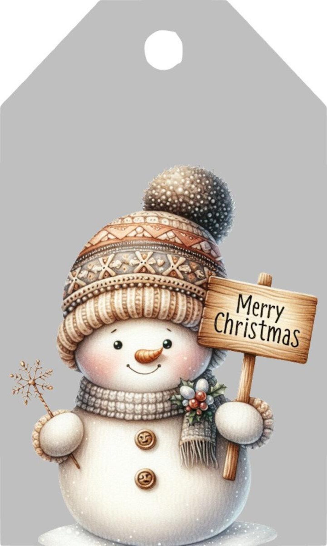 20 Cute Snowman Tags, Gift Tags, Snowman Images, Christmas Tags, Gift ...