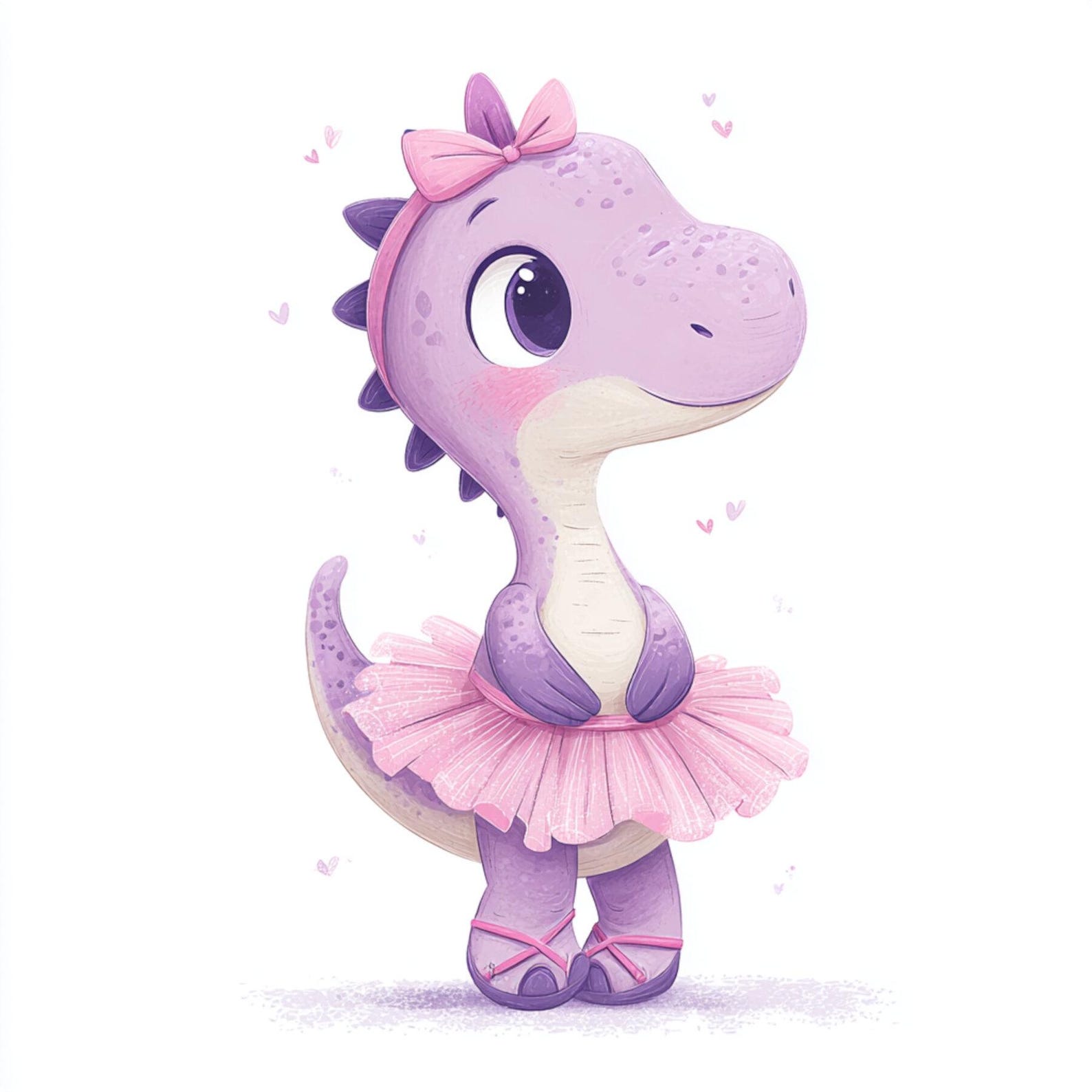 Dino Ballerina, Dinosaur Dance Art, Pink Tutu Dino, Ballet Dinosaur ...