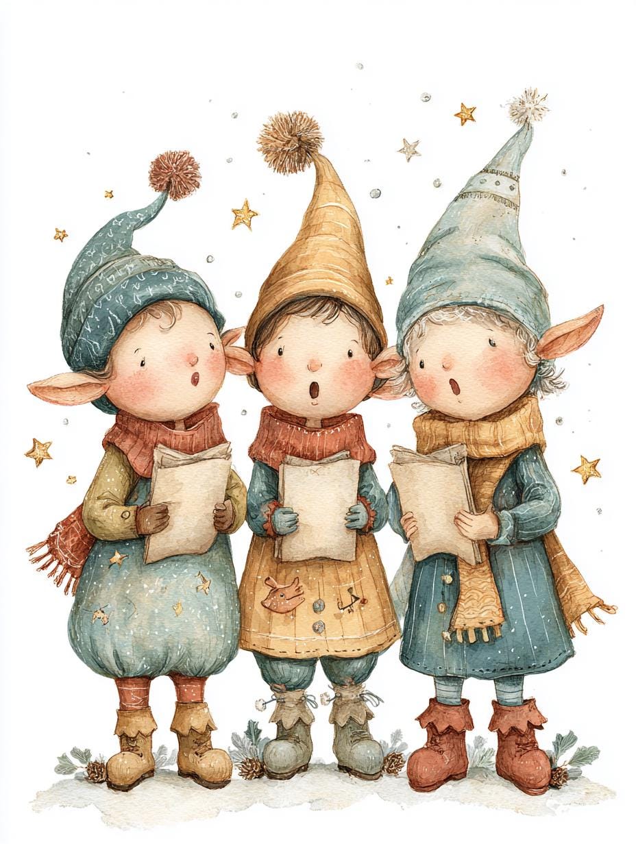 Christmas Elves, Singing Elves, Holiday Choir, Festive Carols, Elf ...