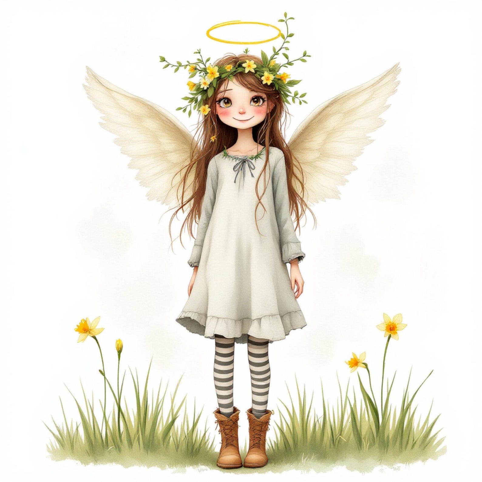 Debbie Daffodil Fairy, Whimsical Fairy, Daffodil Fairy, Spring Fantasy ...