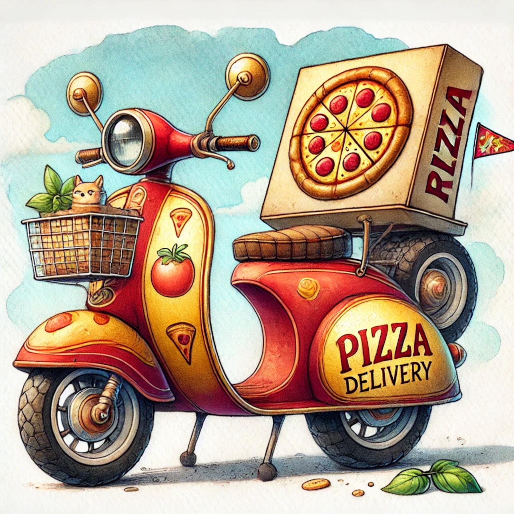 Pizza Shop Clipart, Pizza Clip Art, Watercolor Pizza, Italian Food Art ...