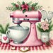 Festive Baking, Christmas Mixer, Pink Stand Mixer, Holiday Baking ...