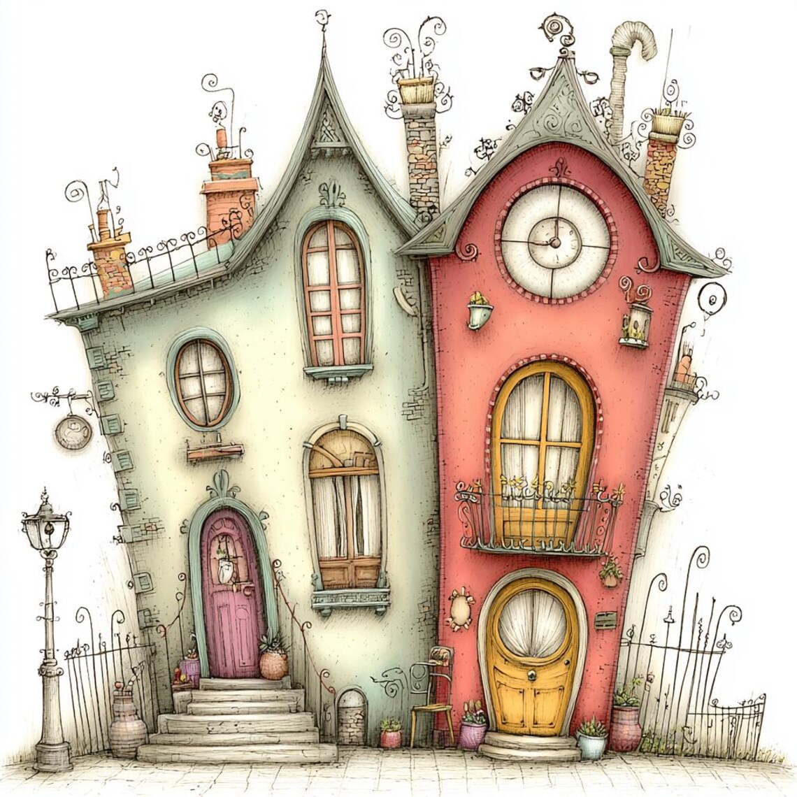 Wonky House, Quirky Homes, Fantasy Houses, Tilted Roof, Whimsical Home ...