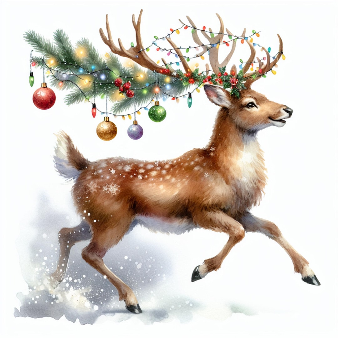10 Prancing Reindeer Images, Reindeer Games, Comical Reindeer ...