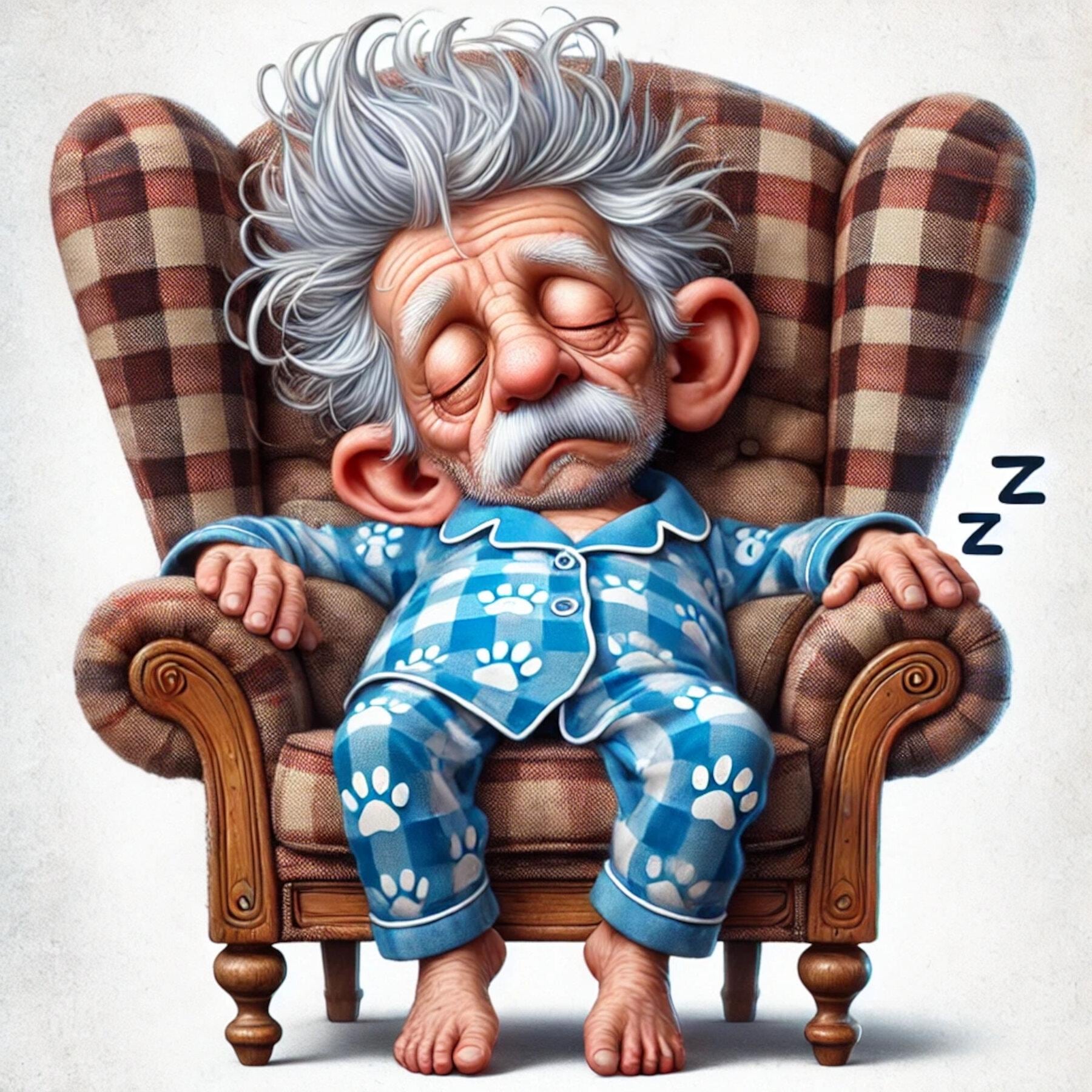 Who Drunk the Sherry, Sleeping Grandpa, Sleeping Grandad, Comical Old ...