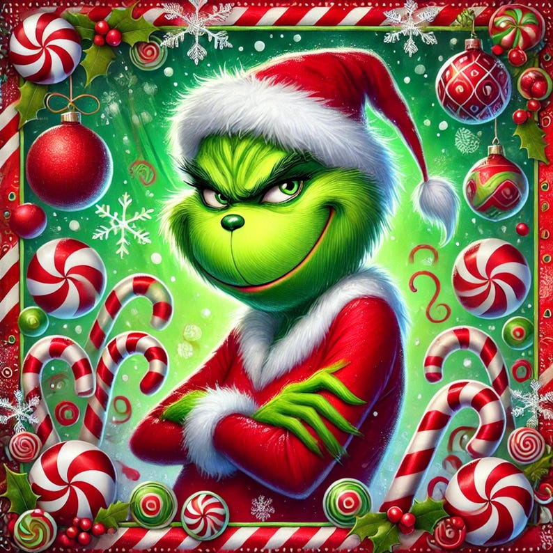 Christmas Grinch Clipart Bundle (2), Grinch Christmas, Grinch Holiday ...