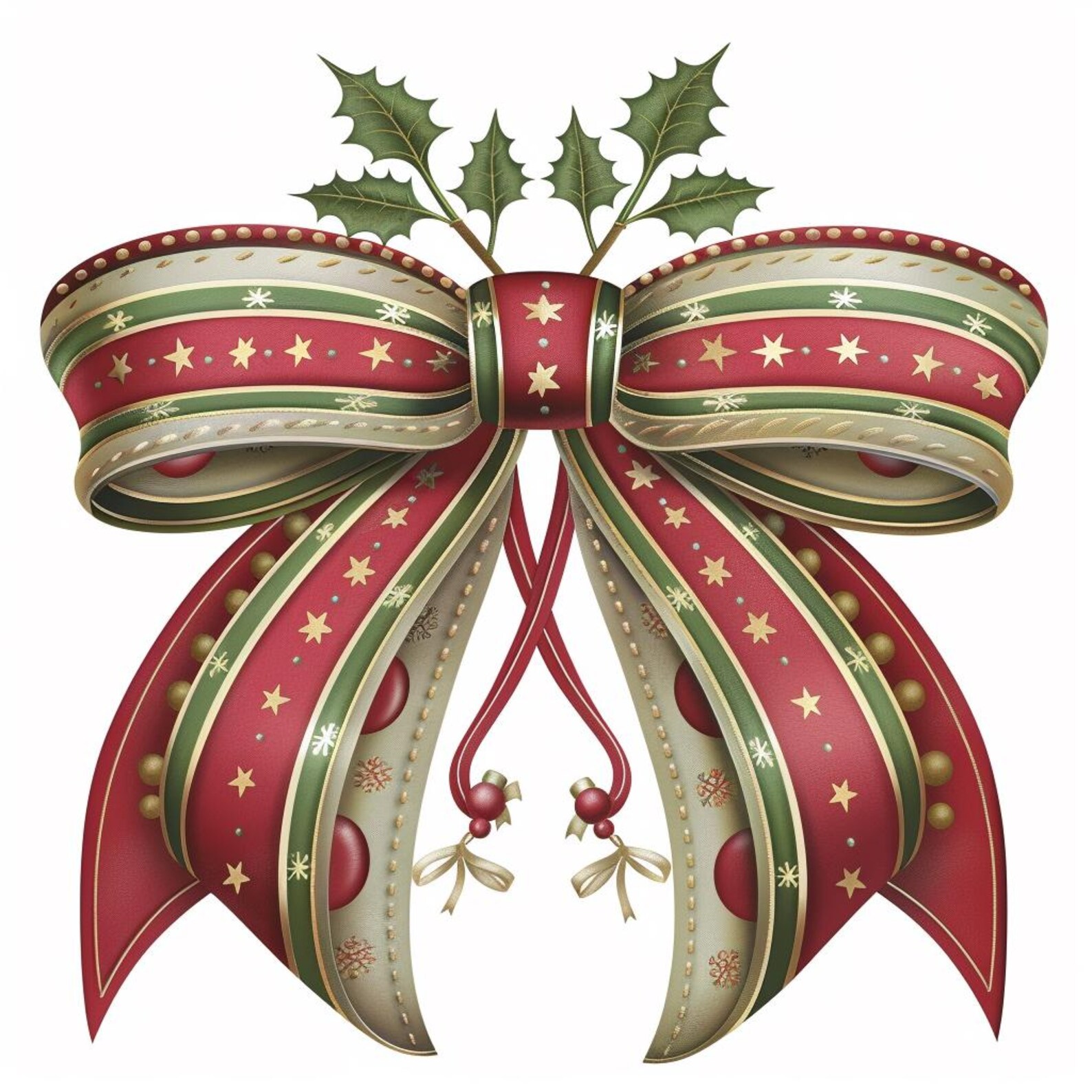 Noel Bow 1, Christmas Bow, Festive Ribbon, Holiday Bow, Red Bow, Green ...