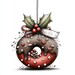 Christmas Donut Wreath Clipart, Cozy Holiday Dessert PNG, Hand-drawn ...