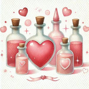Love Potion, Love Clipart, Valentines Day, 14th February, Valentine ...