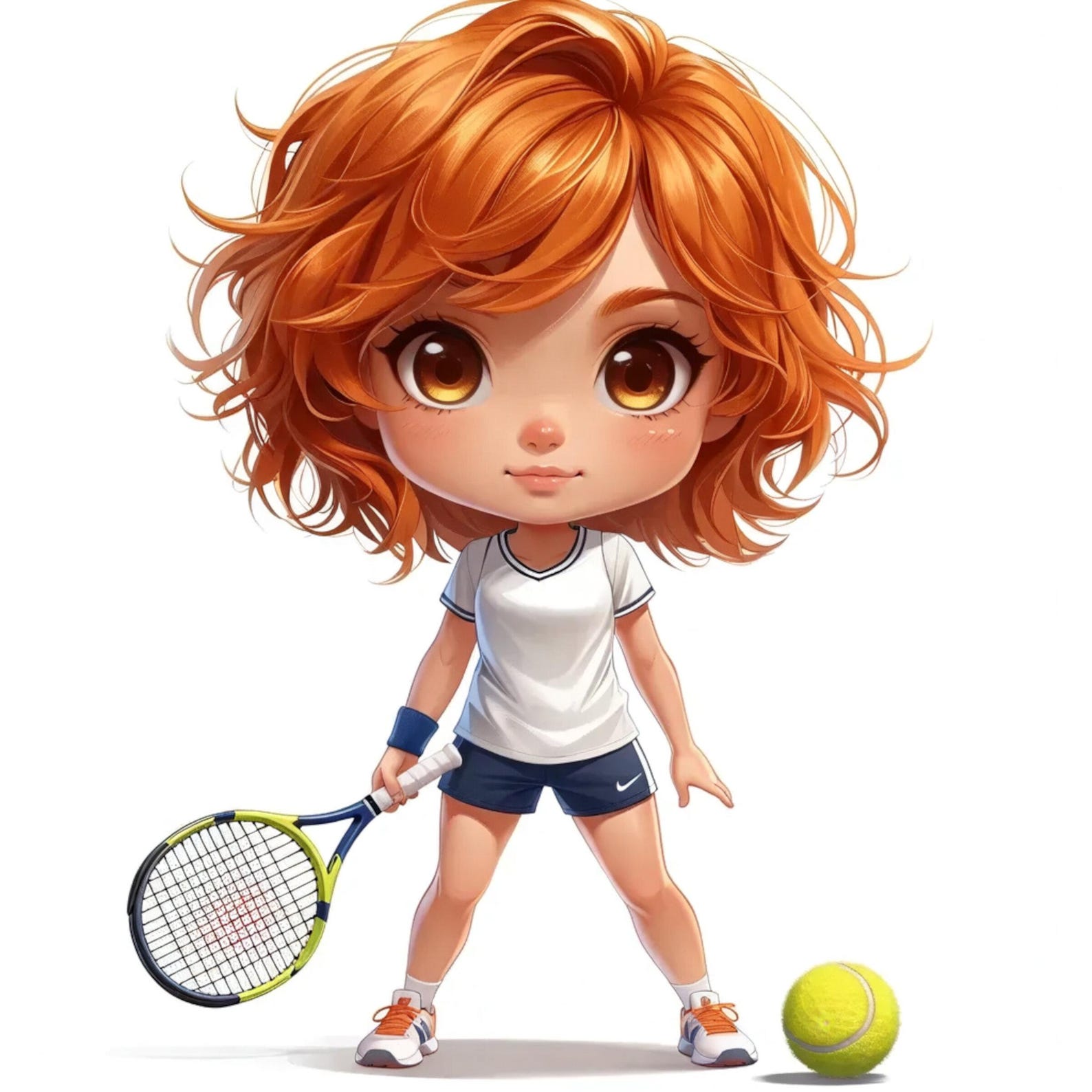 10 Tennis Girl Clipart, Chibi Girl, Tennis, Tennis Player, Wimbledon ...