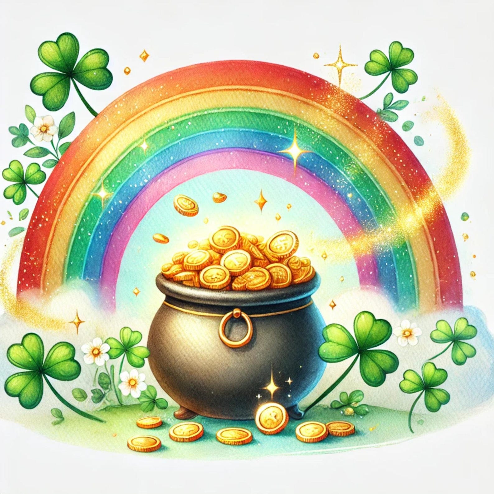 Pot of Gold, Luck of the Irish, Lucky Charm, St. Patrick's Day ...