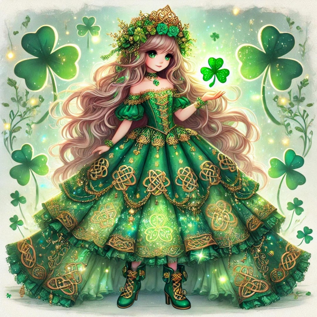 Clover Fairy, Set of 10 High Quality 300 DPI Jpegs | St Patrick ...