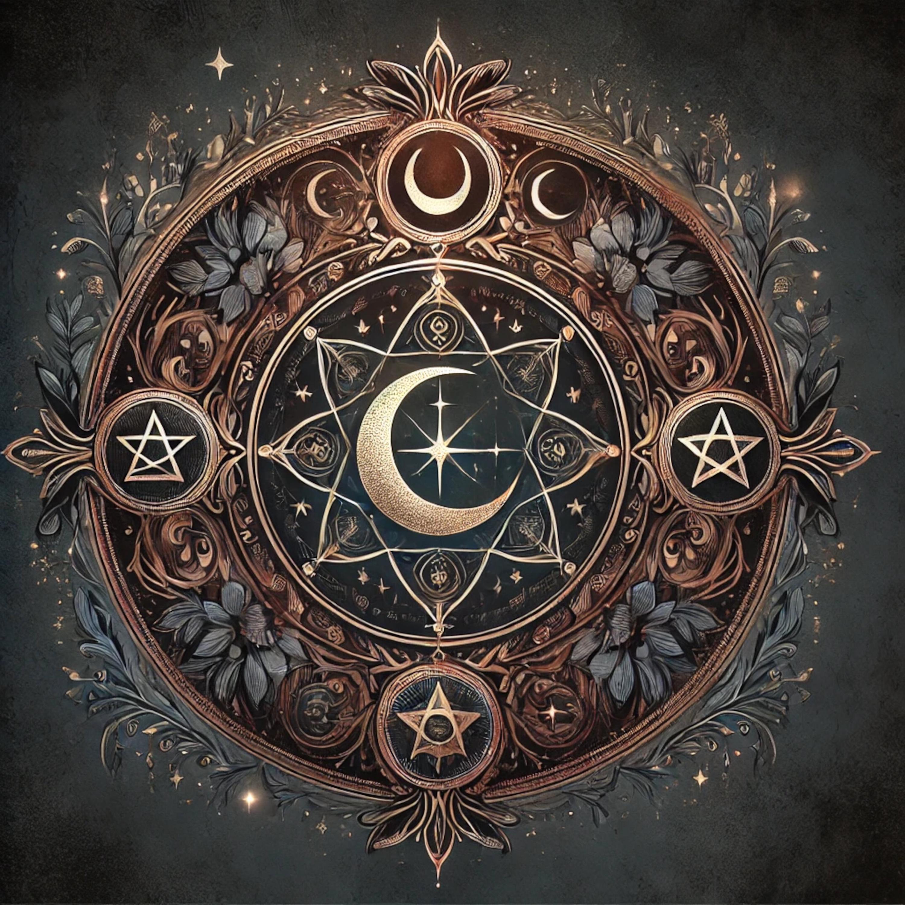 20 Mystical Symbols Clipart, Mystical Images, Magical Images, Stars ...