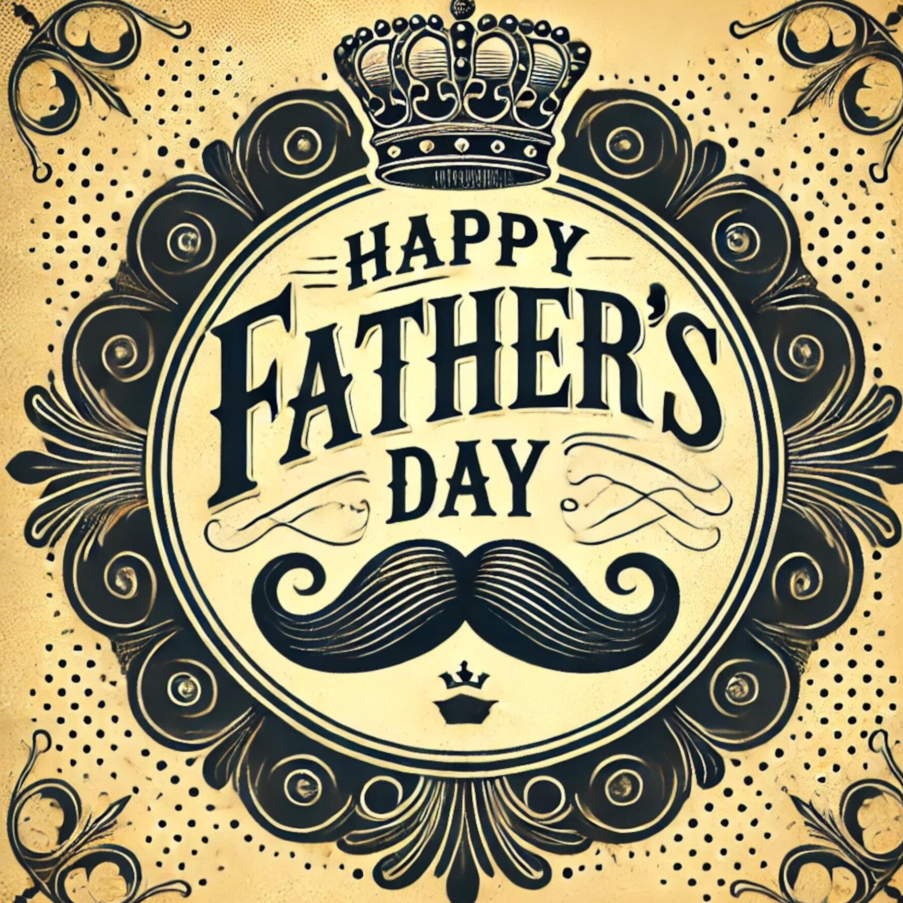 Father's Day, Vintage Dad Badge, Retro Father Emblem, Classic Dad Label ...