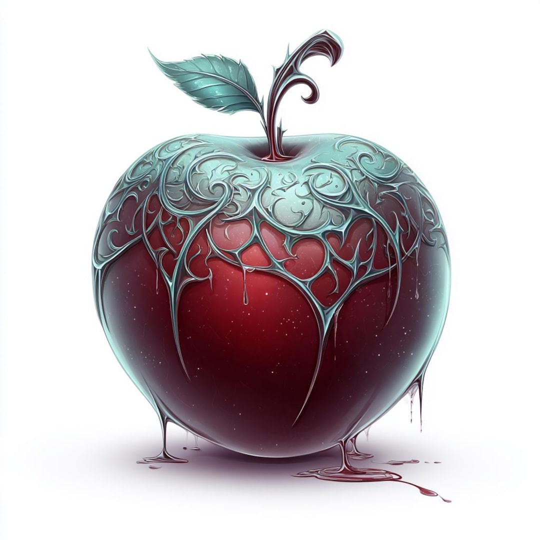 Poison Apple, Gothic Fruit, Enchanted Apple, Dark Fairytale, Cursed ...