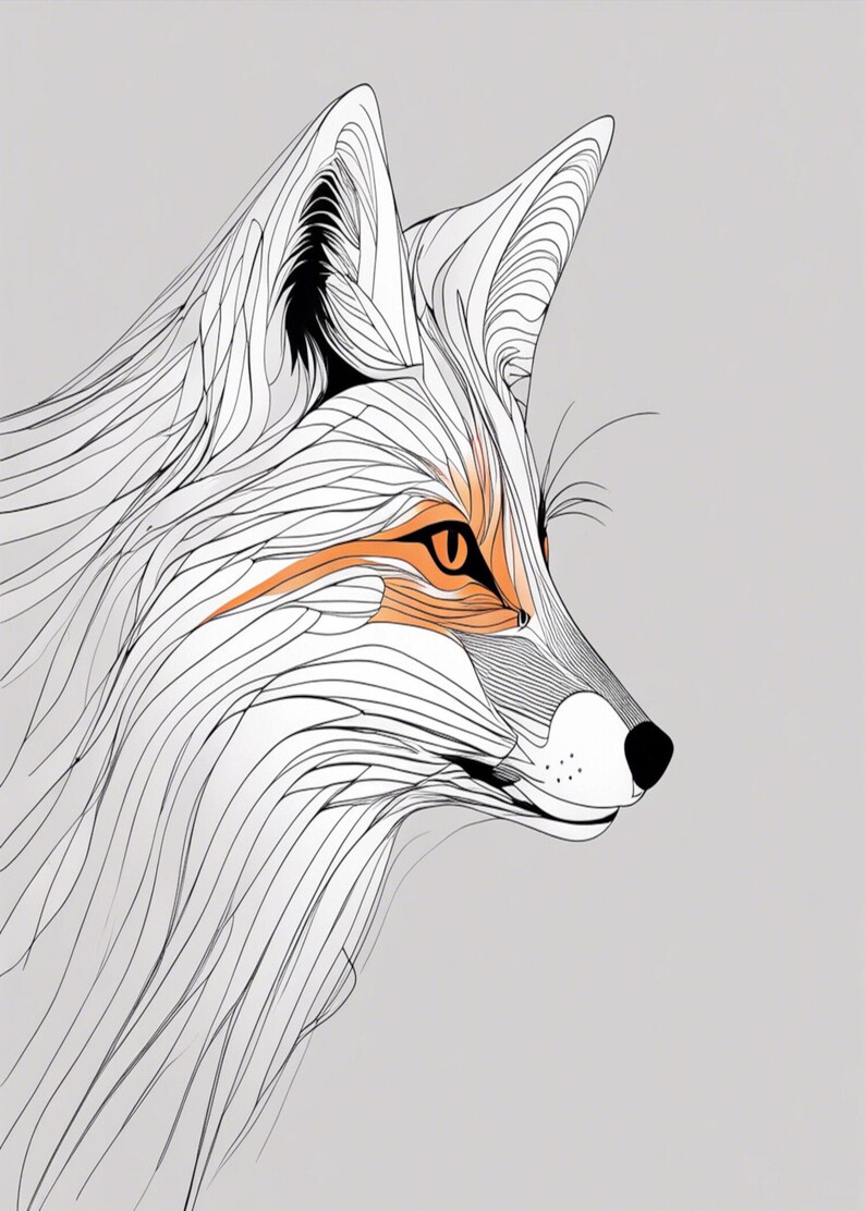 15 Beautiful Fox Designs, Fox Clipart, Line Drawn Foxes, Tattoo ...