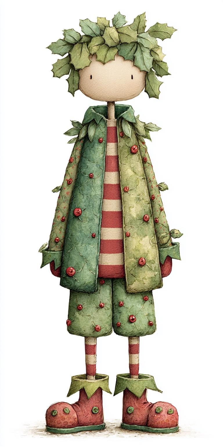 Elfin Clipart, Forest Elf, Woodland Elf, Fantasy Art, Whimsical Elf ...