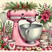 Festive Baking, Christmas Mixer, Pink Stand Mixer, Holiday Baking ...