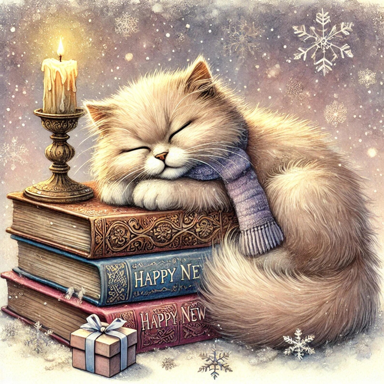 10 New Year 2025 Clipart, Happy New Year, Cat Clipart, Cat Images, New ...