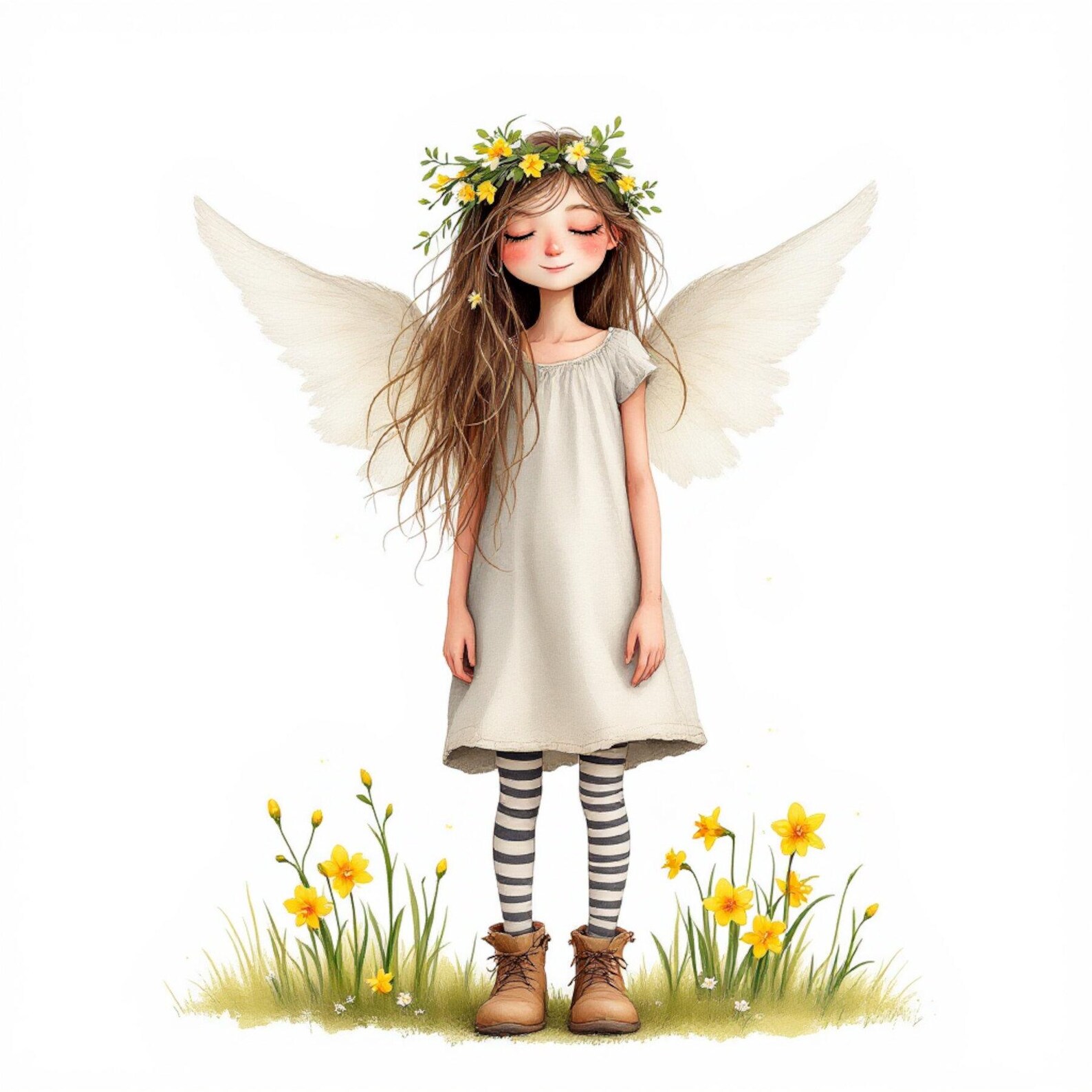 Debbie Daffodil Fairy, Whimsical Fairy, Daffodil Fairy, Spring Fantasy ...