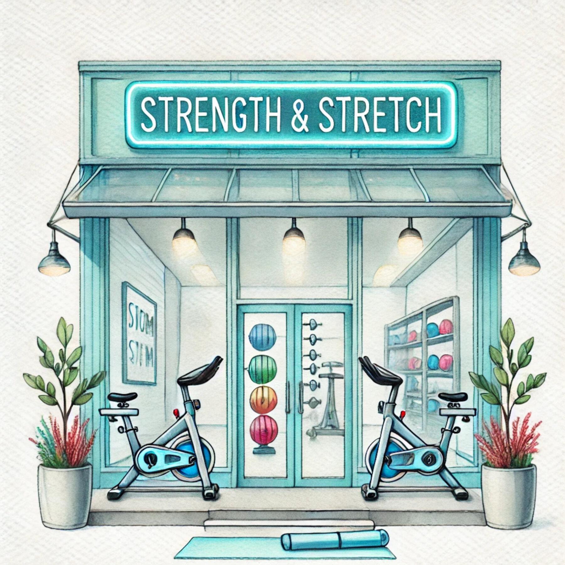 The Gym, Gym Shop Clipart, Fitness Storefront, Pastel Gym Art, Boutique ...