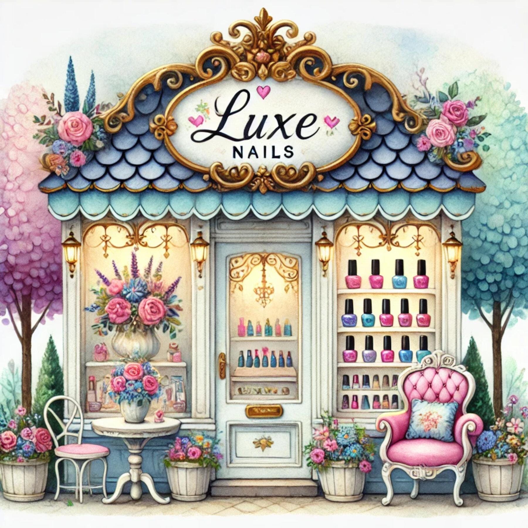 The Nail Salon, Acrylic Nails, Fancy Fingernails, Manicure, Nail Art ...