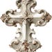 Ornate Cross CLIPART, Baroque Style Ivory Cross With Scrollwork Details ...