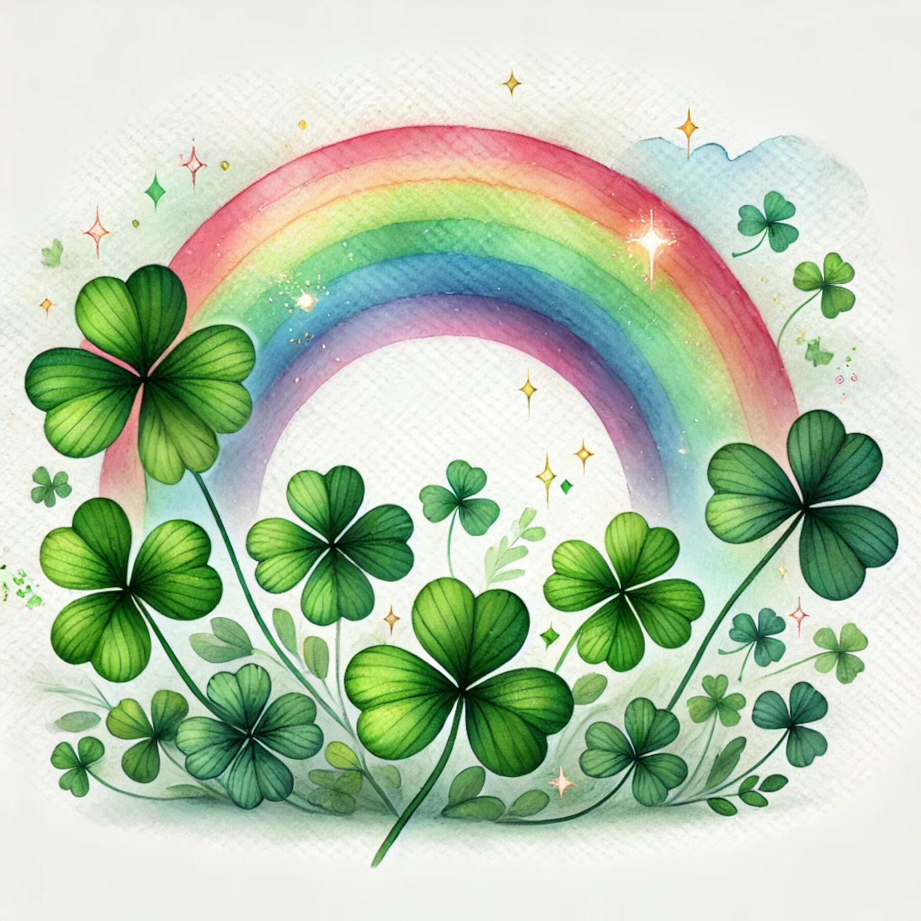 Shamrock Rainbows, St Patricks Day, Luck of the Irish, Lucky Charms ...