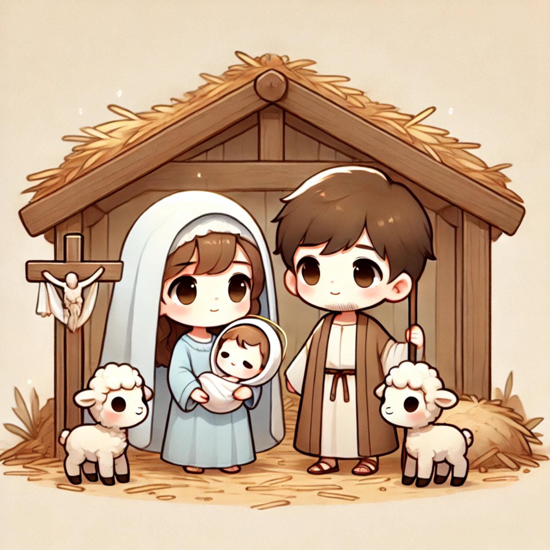15 Nativity Scene, Nativity Clipart, Nativity Images, Whimsical ...