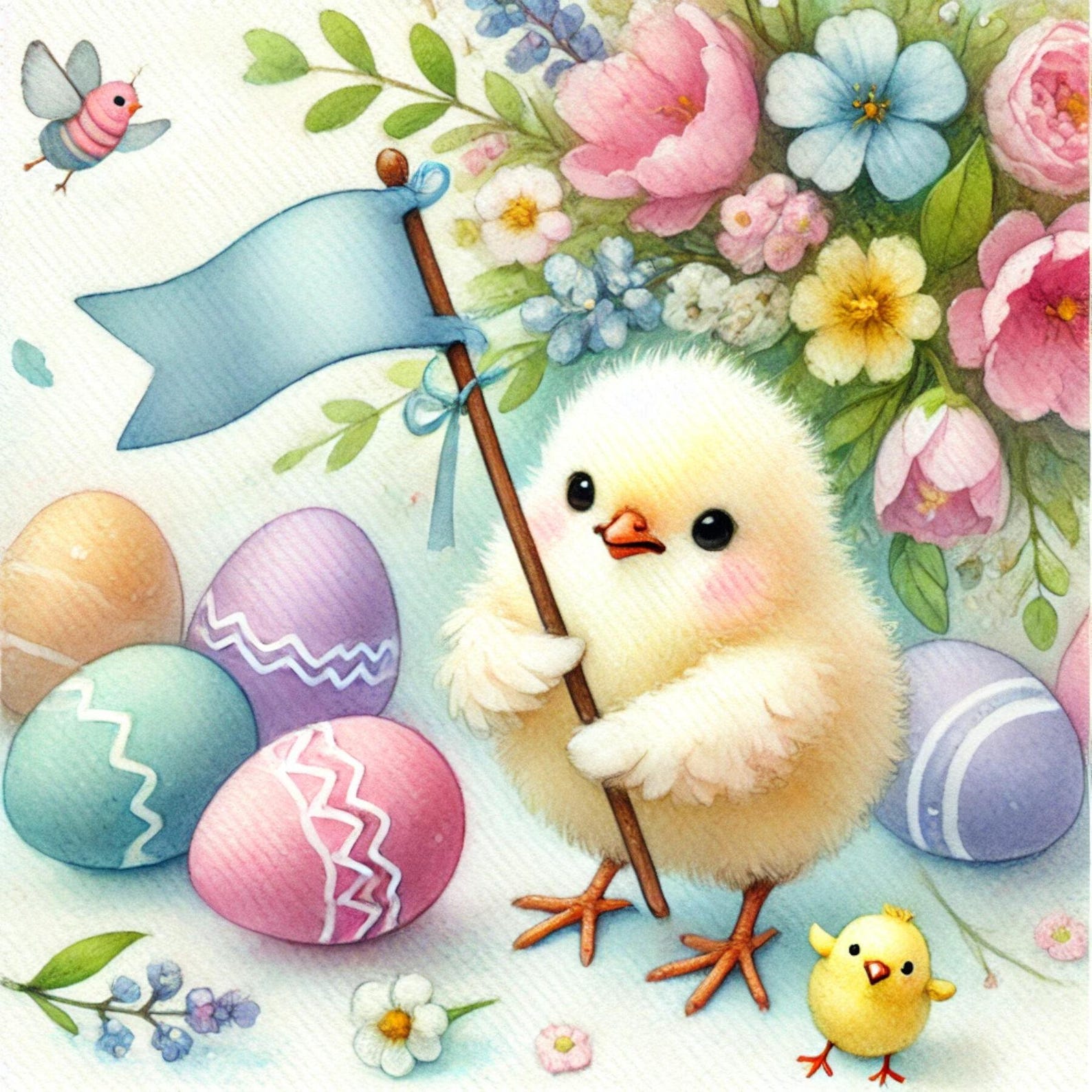 Cute Easter Chicks, Easter Chick Clipart, Baby Chick PNG, Spring Chick ...