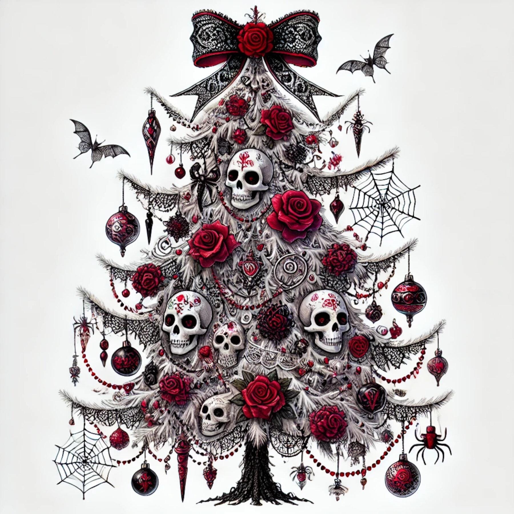 10 Gothic Christmas Trees, Gothic Christmas, Christmas Tree, Gothic ...