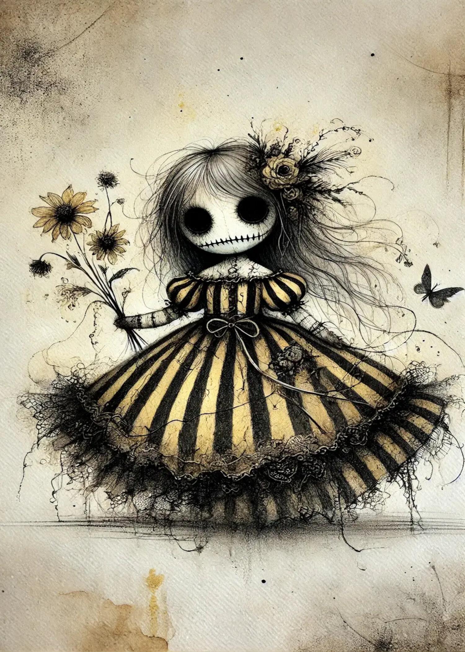 12 Goth Girl Clipart, Gothic Images, Gothic Clipart, Cute Goth Girl ...