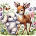 Springtime Friends, Spring Friends, Bunny & Pals, Whimsical Animals ...