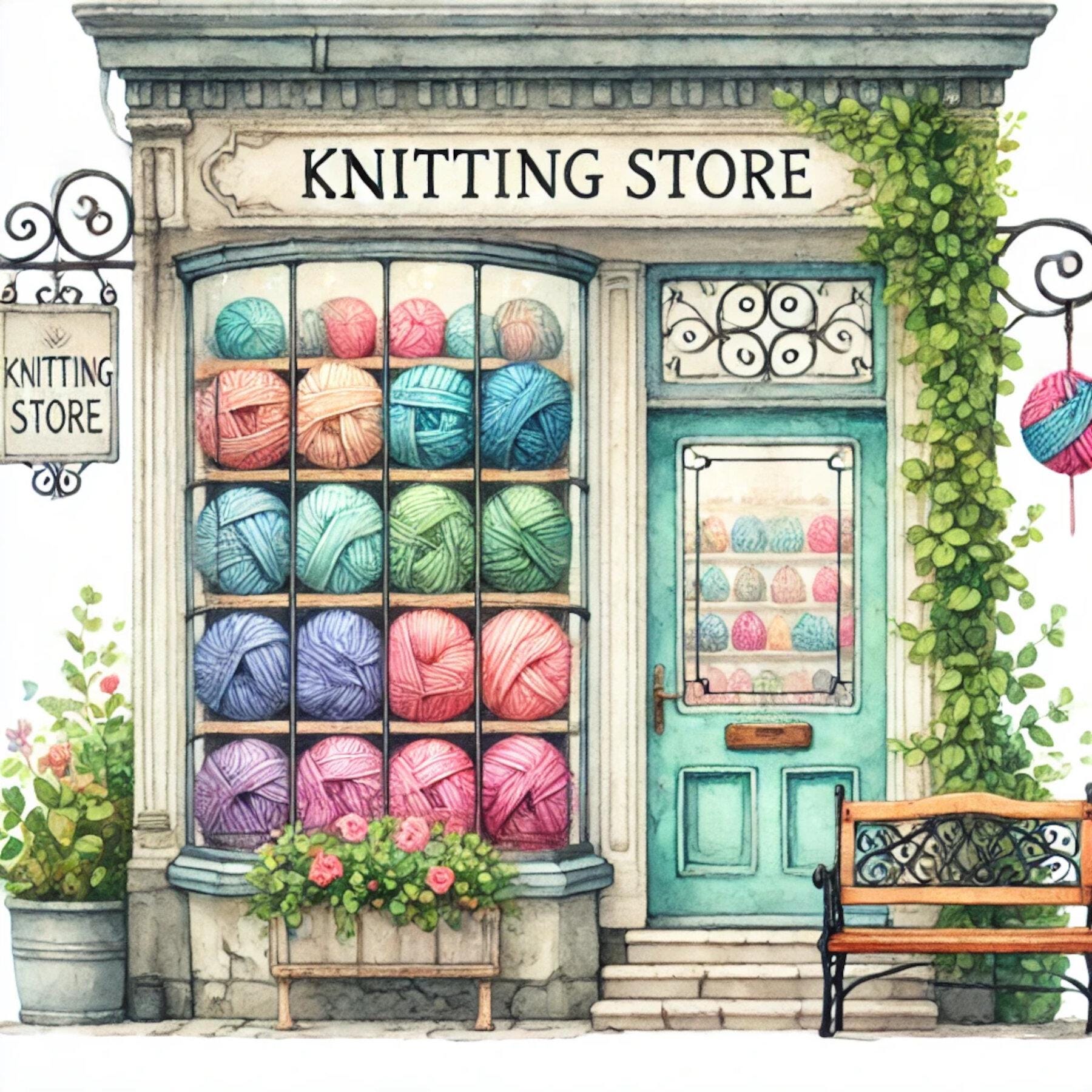 Knitting Shop, Yarn Store, Wool Supplies, Craft Store, Hand Dyed Yarn ...